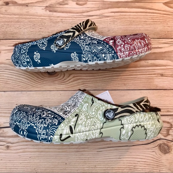 CROCS | Shoes | Crocs Classic Lined Bandana Clog | Poshmark
